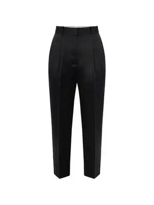 Elisabetta Franchi Stretch Satin Tailored Trousers