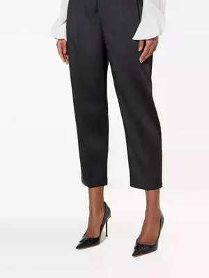 Elisabetta Franchi Stretch Satin Tailored Trousers