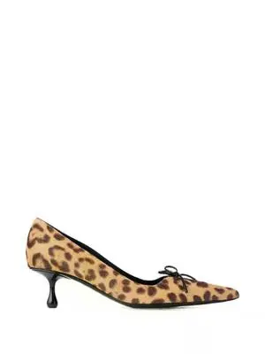 JIMMY CHOO Scarlett Leopard-print Pumps - Neutrals
