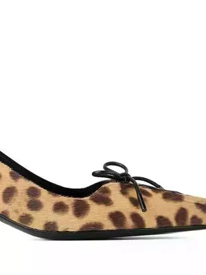JIMMY CHOO Scarlett Leopard-print Kitten Heel Pumps