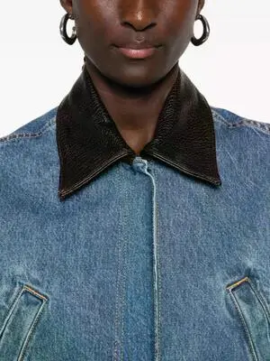IRO PARIS Cropped Contrast-collar Jacket