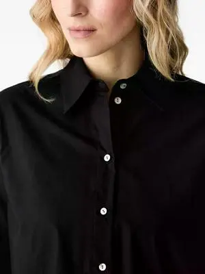 Karl Lagerfeld Embroidered Logo Button-up Shirt