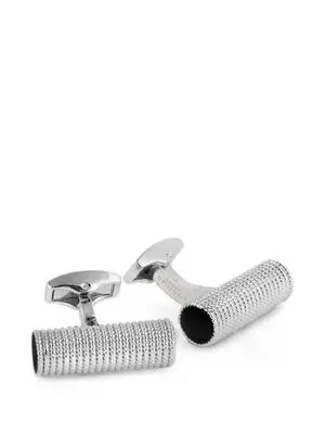 Tateossian Cable Rope Cylinder Cufflinks