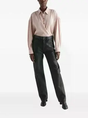 LEMAIRE Straight Collar Twisted Shirt - Pink