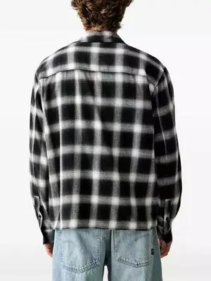 Karl Lagerfeld Check-pattern Logo-patch Shirt