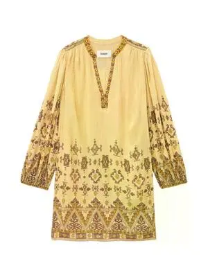 Ba&sh Zola Mini Dress - Yellow
