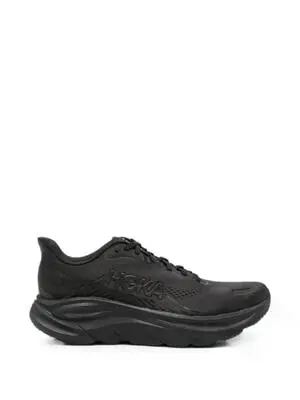 HOKA® Clifton Lace-up Fastening Sneakers - Black
