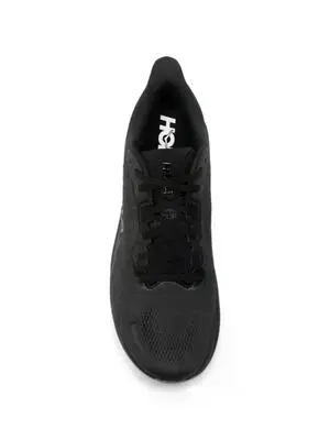HOKA® Clifton Lace-up Fastening Sneakers - Black