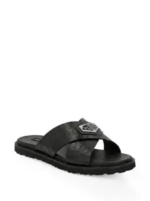 Philipp Plein Printed Slides Slipper