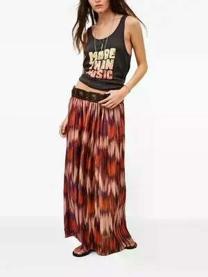 Ba&sh Ariette Maxi Skirt - Orange