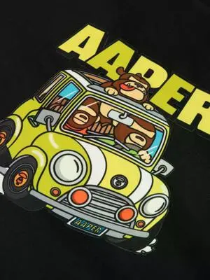AAPE BY *A BATHING APE Aaper Graphic-print T-shirt - Black