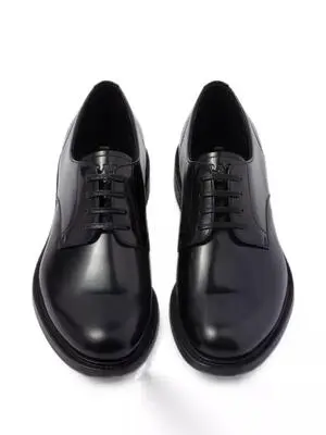 Prada Lace-up Leather Derby Shoes