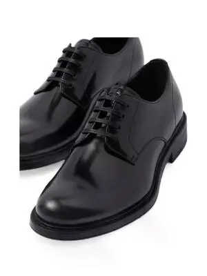Prada Lace-up Leather Derby Shoes