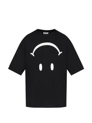 Moschino X Smiley Graphic-print T-shirt - Black