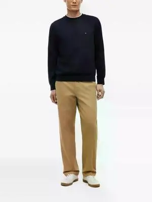 Tommy Hilfiger Logo-patch Crew-neck Sweater