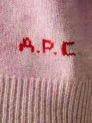 A.p.c. Logo-embroidered Sweater