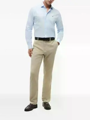 Tommy Hilfiger Logo-patch Textured Trousers