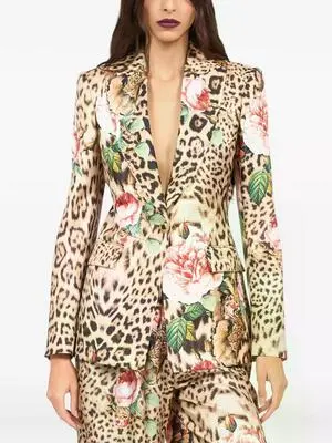 Roberto Cavalli Leopard-print Blazer