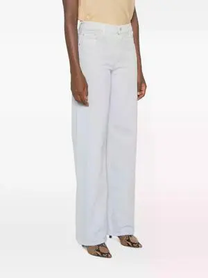 MOTHER Wide-leg Jeans - Blue