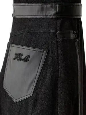 Karl Lagerfeld Panelled Midi Dress