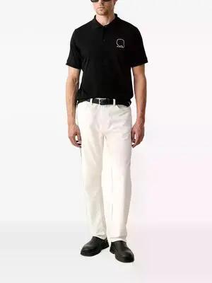Karl Lagerfeld Logo-patch Polo Shirt