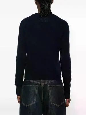 LISA YANG Ribbed Knit Crew Neck Sweater