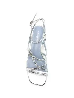 SERGIO MORETTI FIRENZE Strappy Sandals - Silver
