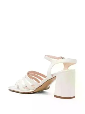 SERGIO MORETTI FIRENZE Cage-strap Block-heel Sandals