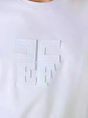 Elisabetta Franchi Jersey T-shirt With Logos