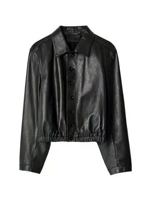 LEMAIRE Soft Leather Blouson - Brown