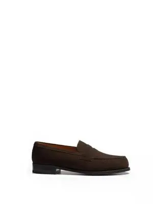 J.M. WESTON 180 Suede Loafers