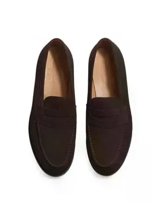 J.M. WESTON 180 Suede Loafers