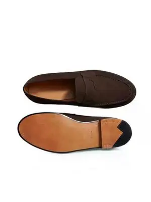 J.M. WESTON 180 Suede Loafers