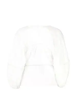 Faithfull The Brand Lace-trimmed Cotton Blouse
