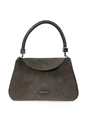 COCCINELLE Tiggy Suede Shoulder Bag - Grey