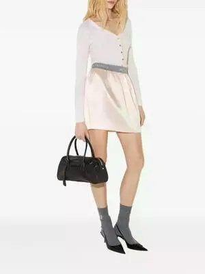Elisabetta Franchi Silk Gazar Miniskirt