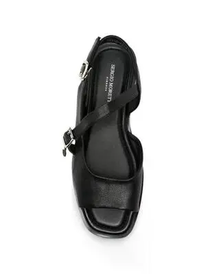 SERGIO MORETTI FIRENZE Buckle-fastening Slingback Sandals