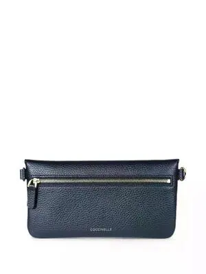 COCCINELLE C-me Lock Grained Leather Shoulder Bag