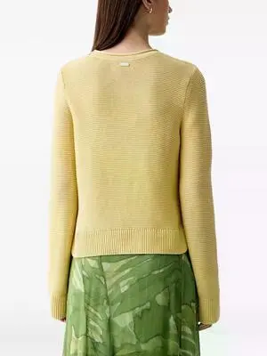 Barbour Fawley Textured Knit Sweater - Yellow