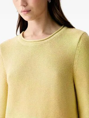 Barbour Fawley Textured Knit Sweater - Yellow