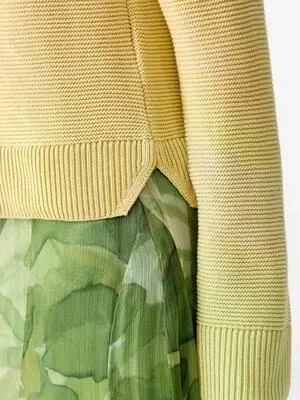 Barbour Fawley Textured Knit Sweater - Yellow