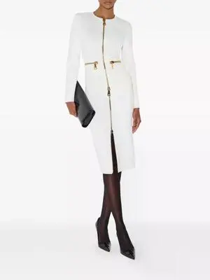 Elisabetta Franchi Knit Midi Skirt With Front Zip