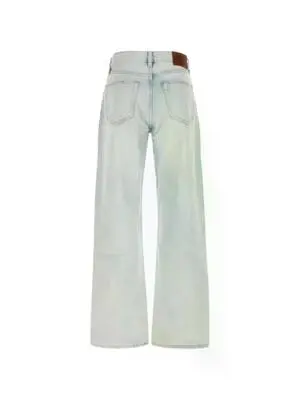 Calvin Klein Logo-patch Straight-leg Jeans