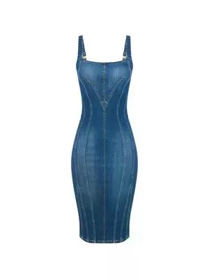Elisabetta Franchi Denim Dress - Blue