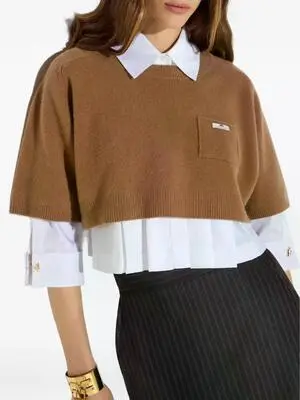 Elisabetta Franchi Wool And Cashmere Top