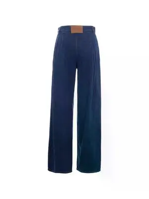 Max Mara Pleated Wide-leg Jeans