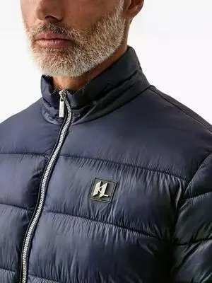 Karl Lagerfeld Quilted Logo-patch Zip-up Jacket