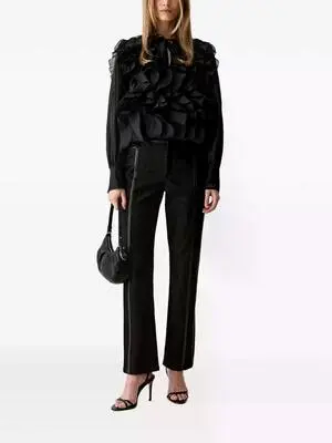 Karl Lagerfeld Straight Leg Jeans With Side Stripe Detail