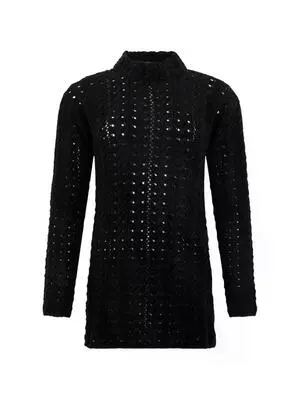 MOORER Cable-knit Sweater - Black