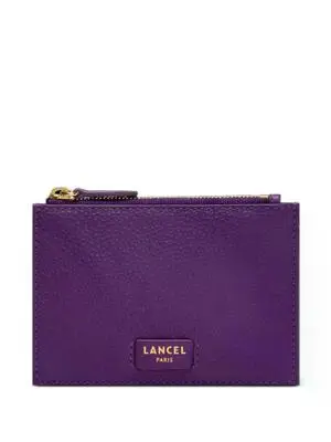 LANCEL L Ninon Grained-leather Card Holder